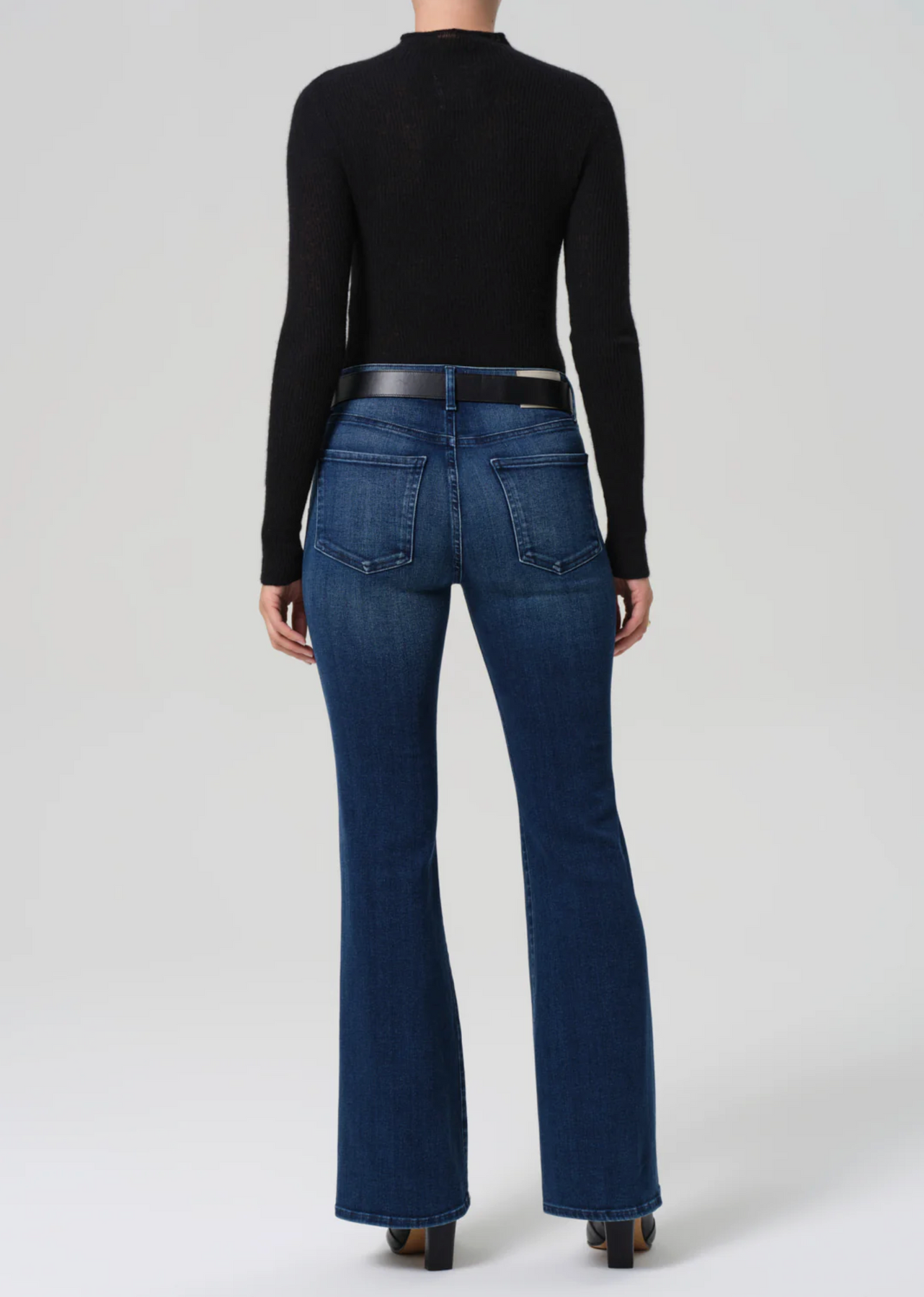 Lilah Flare Jeans With Welt Pocket – Uniquities